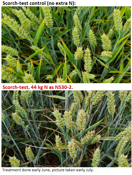 Nitrous oxide field trials and scorch tests - Breen Agri